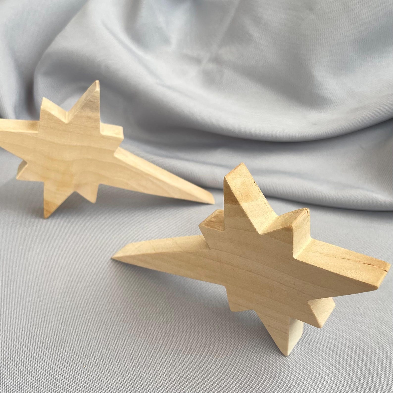 Unfinished Large Wooden Bethlehem Star, Christmas Ornament North Star ...