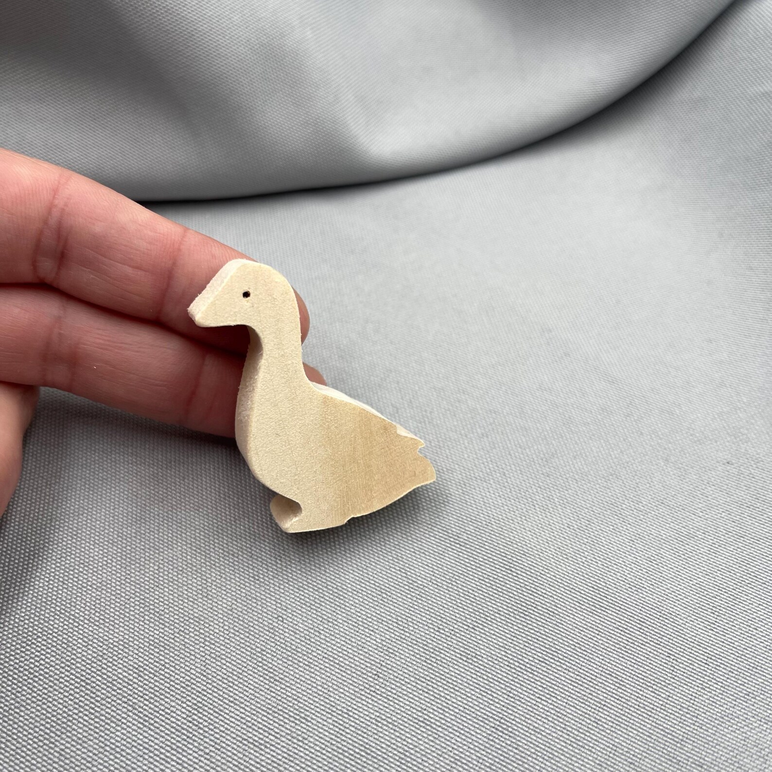 Unfinished Wooden Goose Cutout, Natural Animal Shape for DIY Crafts ...