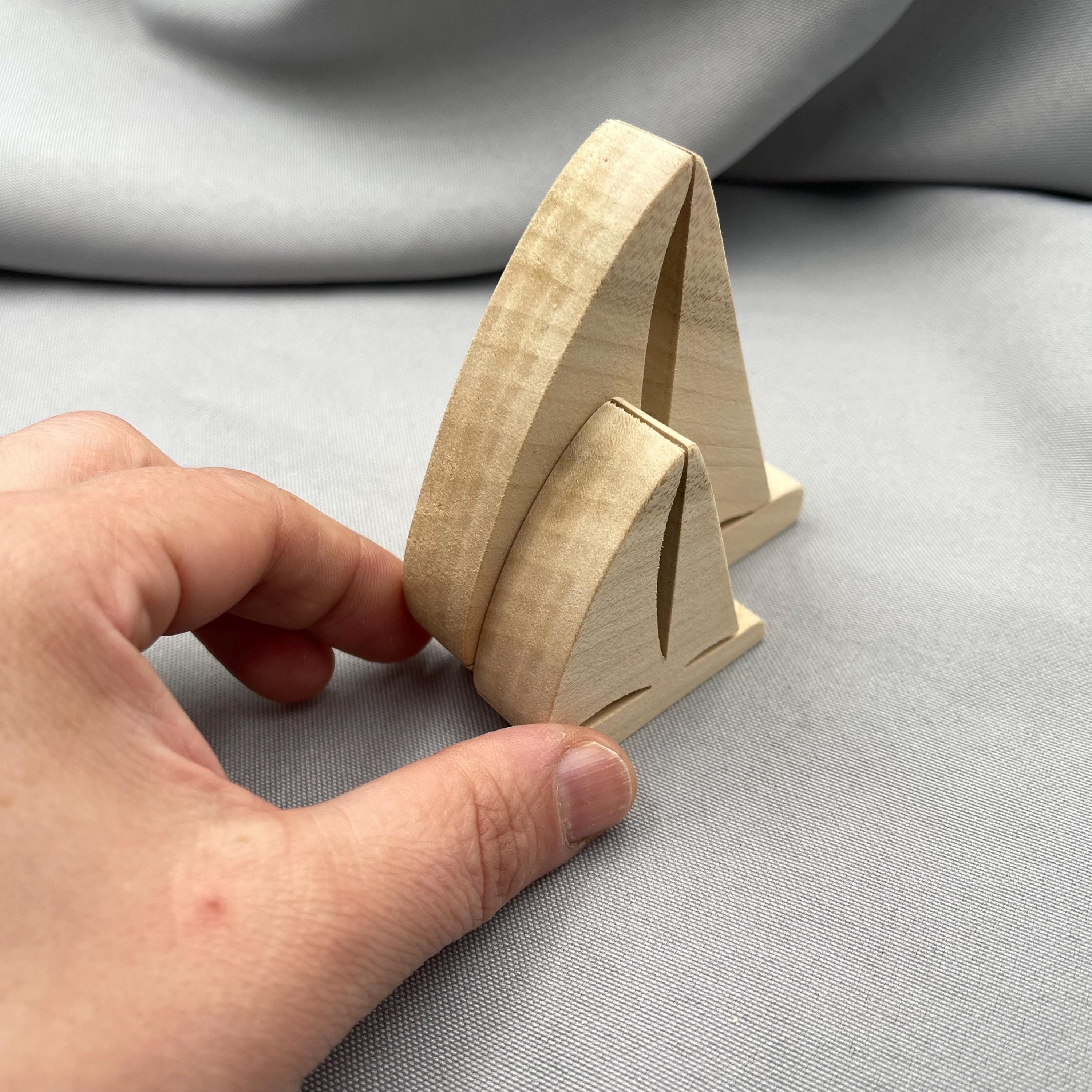 Unfinished Small Standing Sailboat, Wooden Blank Boat Cutout, Small ...