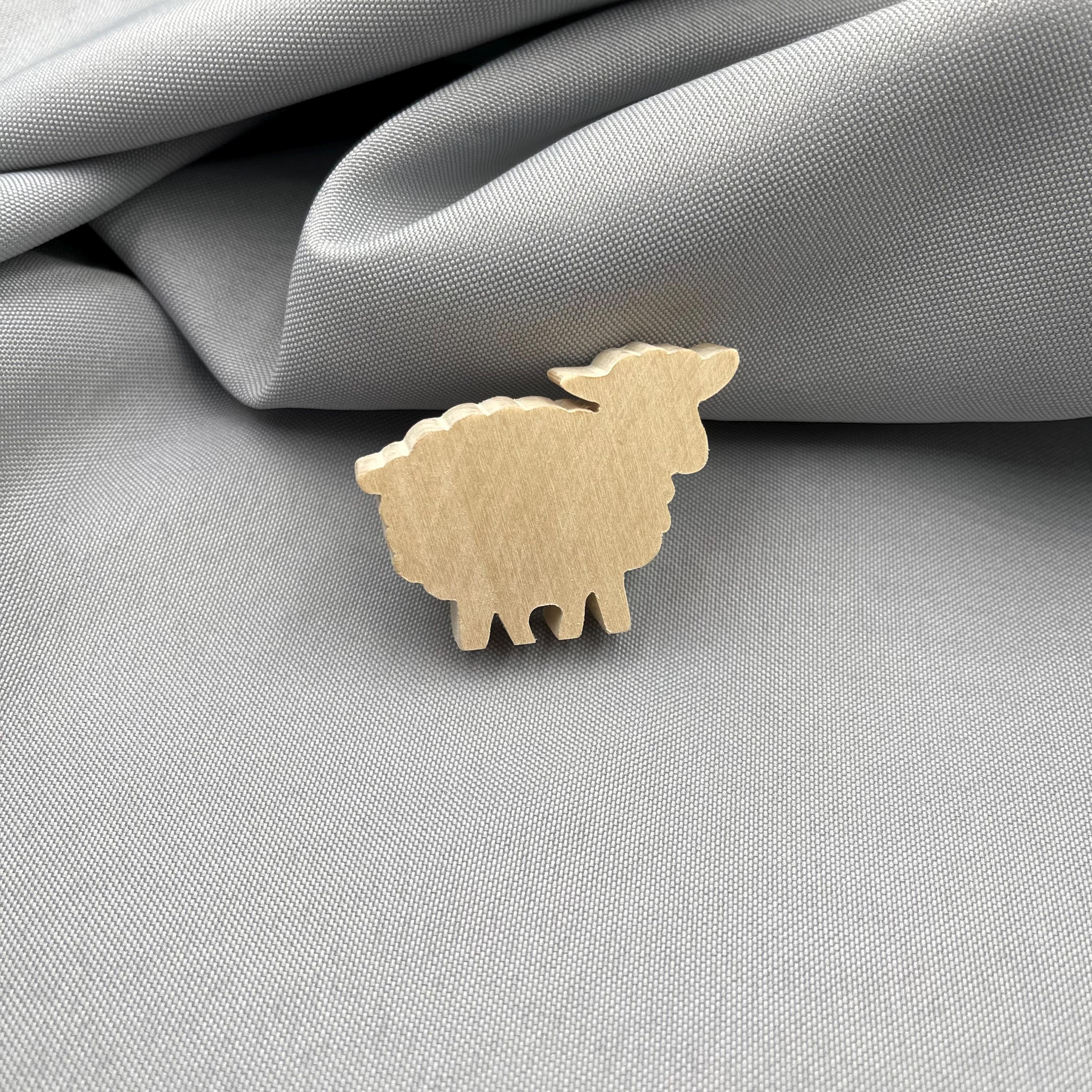 Unfinished Sheep Wood Cutouts, Small Lamb Diy for Project, Sheep Blank ...