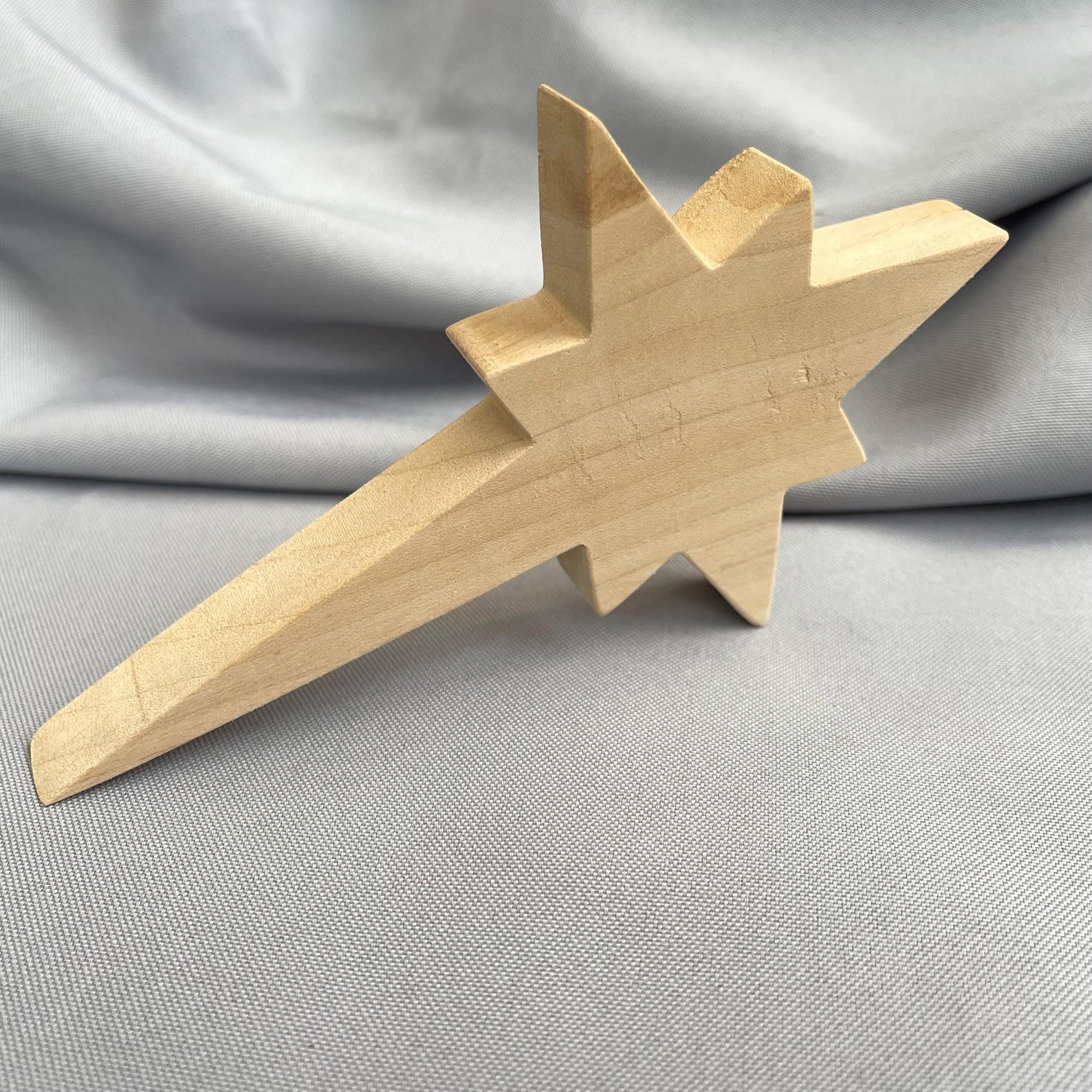 Unfinished Large Wooden Bethlehem Star, Christmas Ornament North Star ...