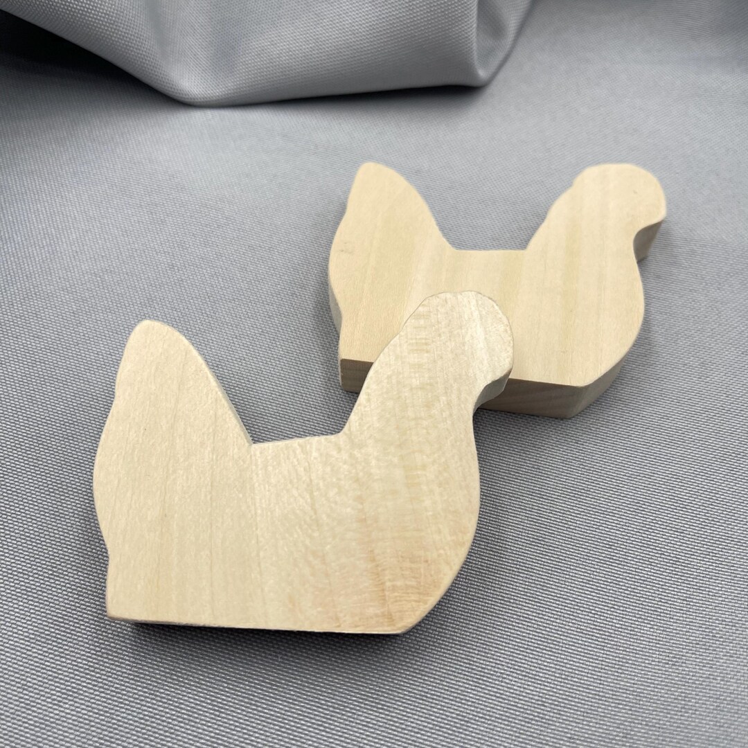 Unfinished Sitting Chicken, Wood Farm Animal, Hen Chick Bird, Chicken ...