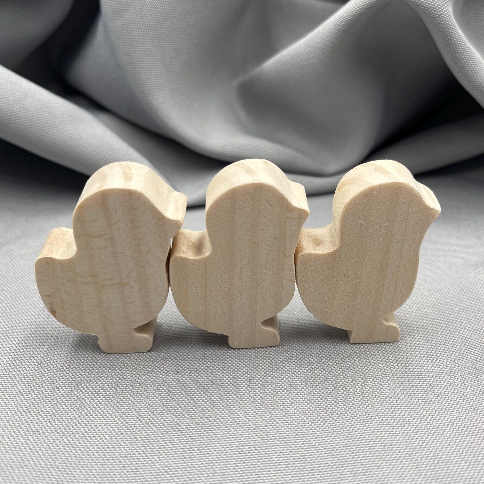 Unfinished Wooden Baby Chick Craft Shape, Easter Spring Tier Tray Decor ...