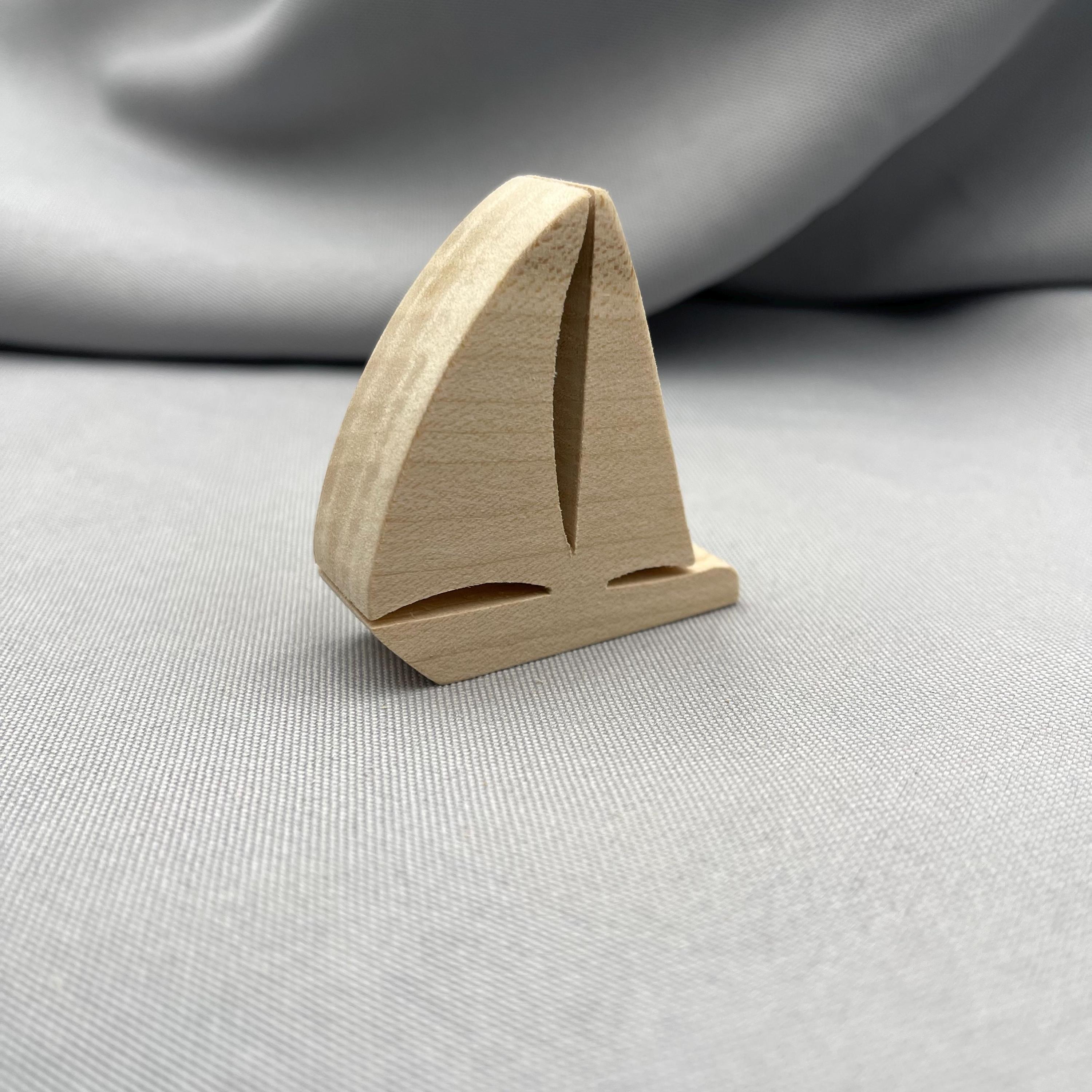 Unfinished Small Standing Sailboat, Wooden Blank Boat Cutout, Small ...