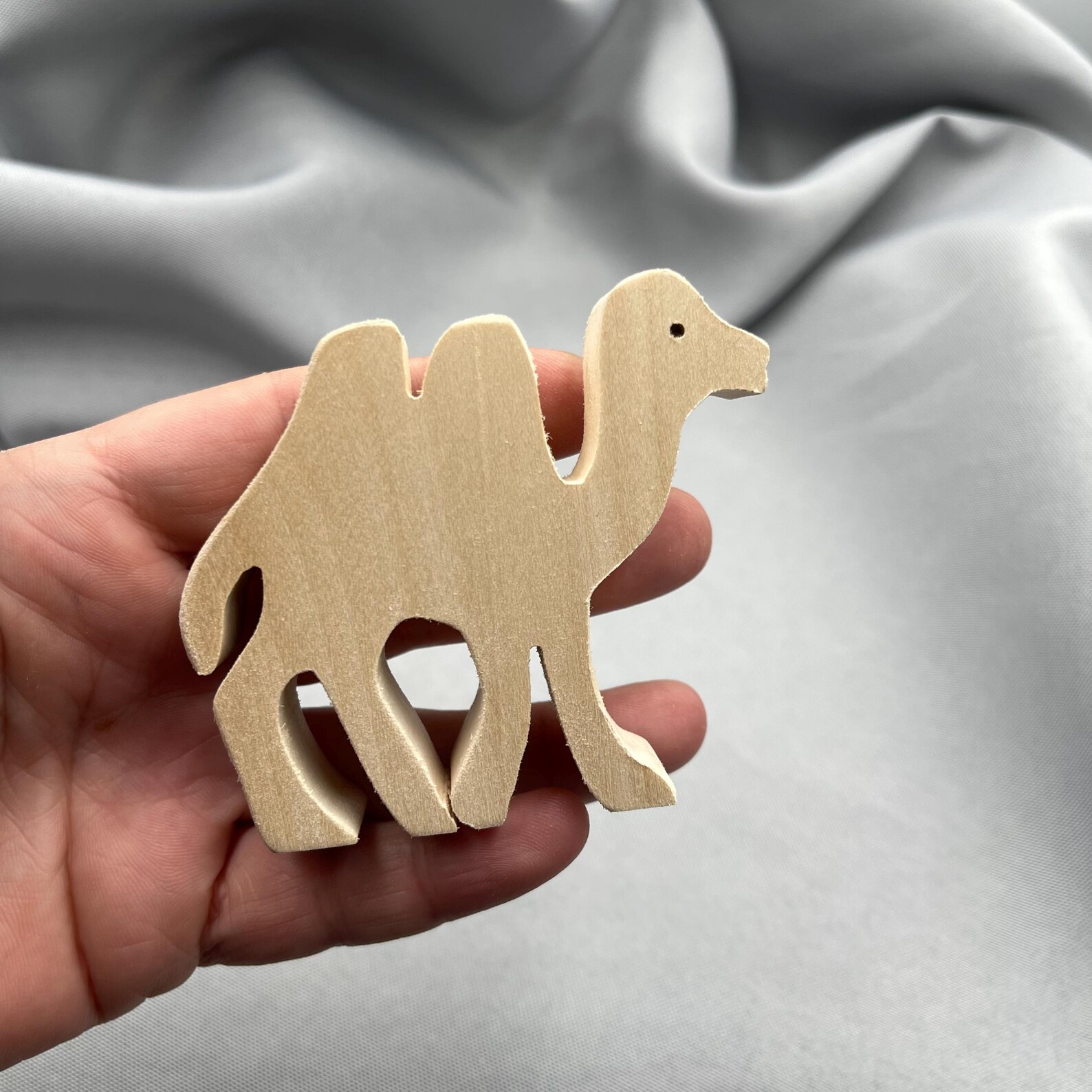 Unpainted Wooden Camel Cutout, Natural DIY Craft Animal Blank, Rustic ...