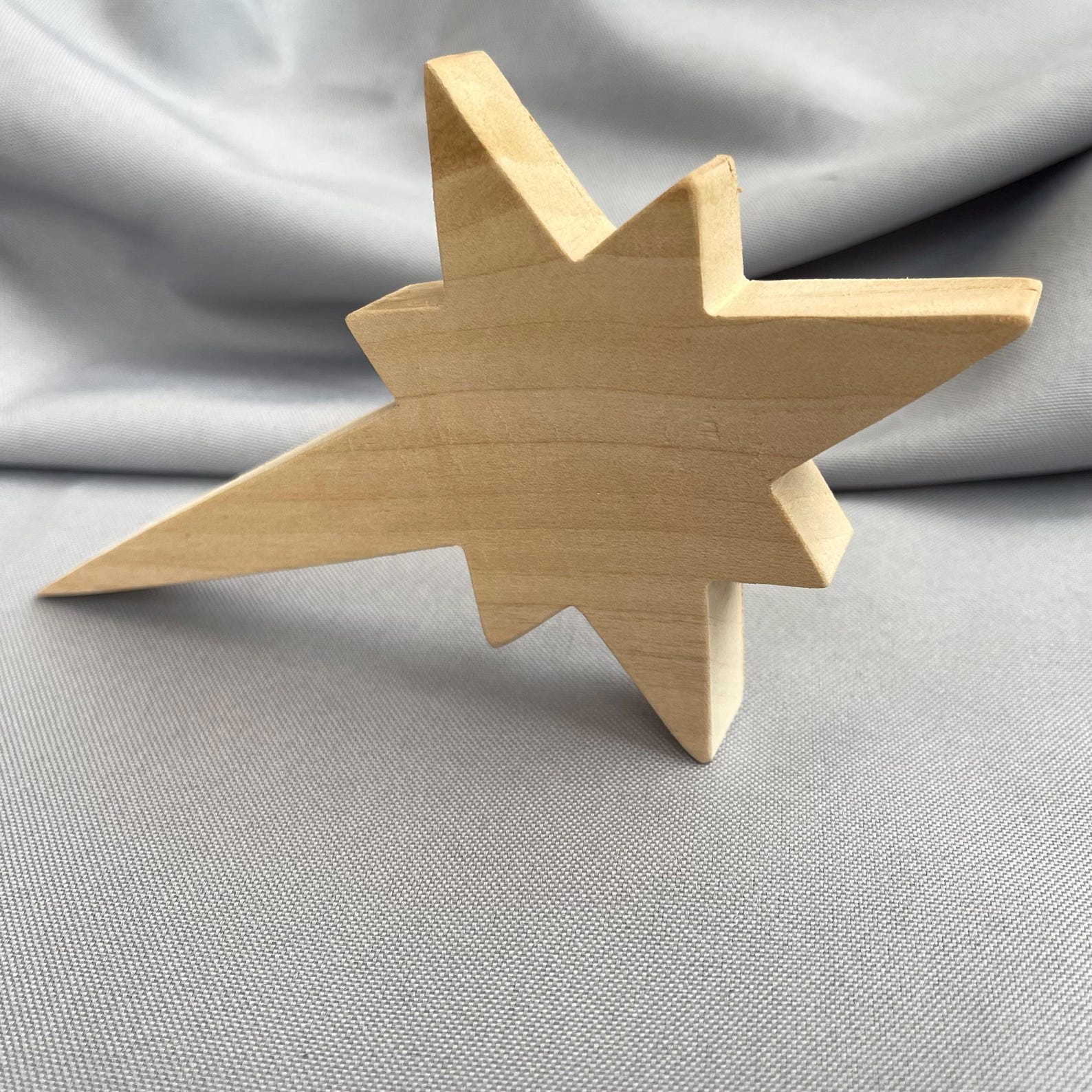 Unfinished Large Wooden Bethlehem Star, Christmas Ornament North Star ...