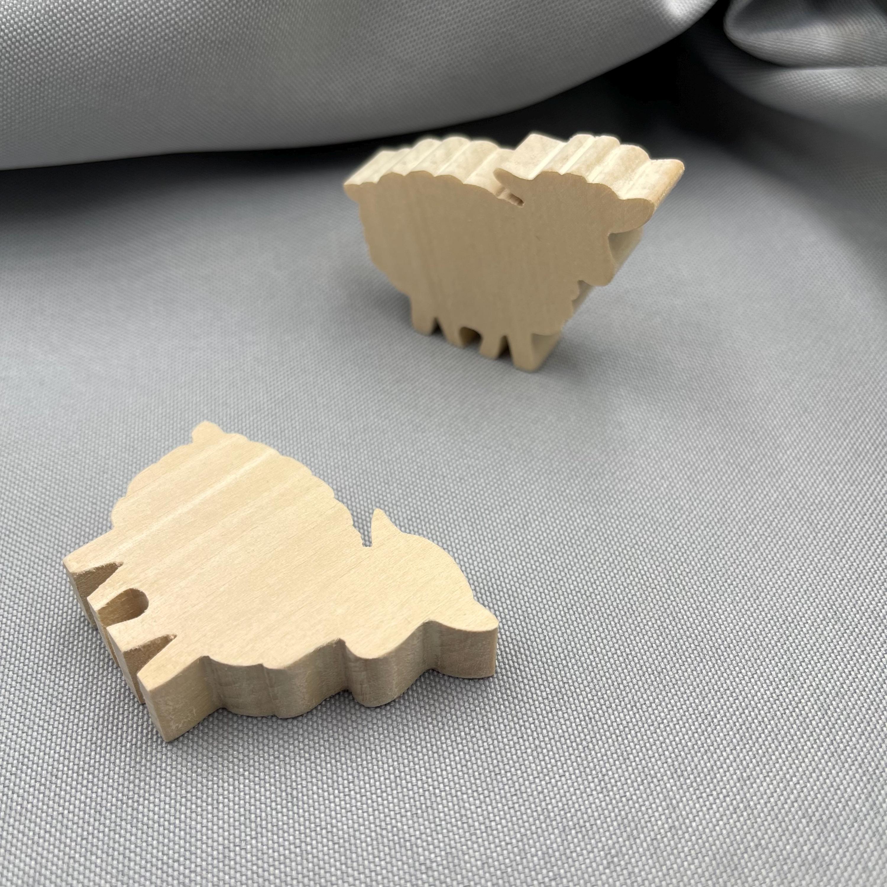 Unfinished Sheep Wood Cutouts, Small Lamb Diy for Project, Sheep Blank ...