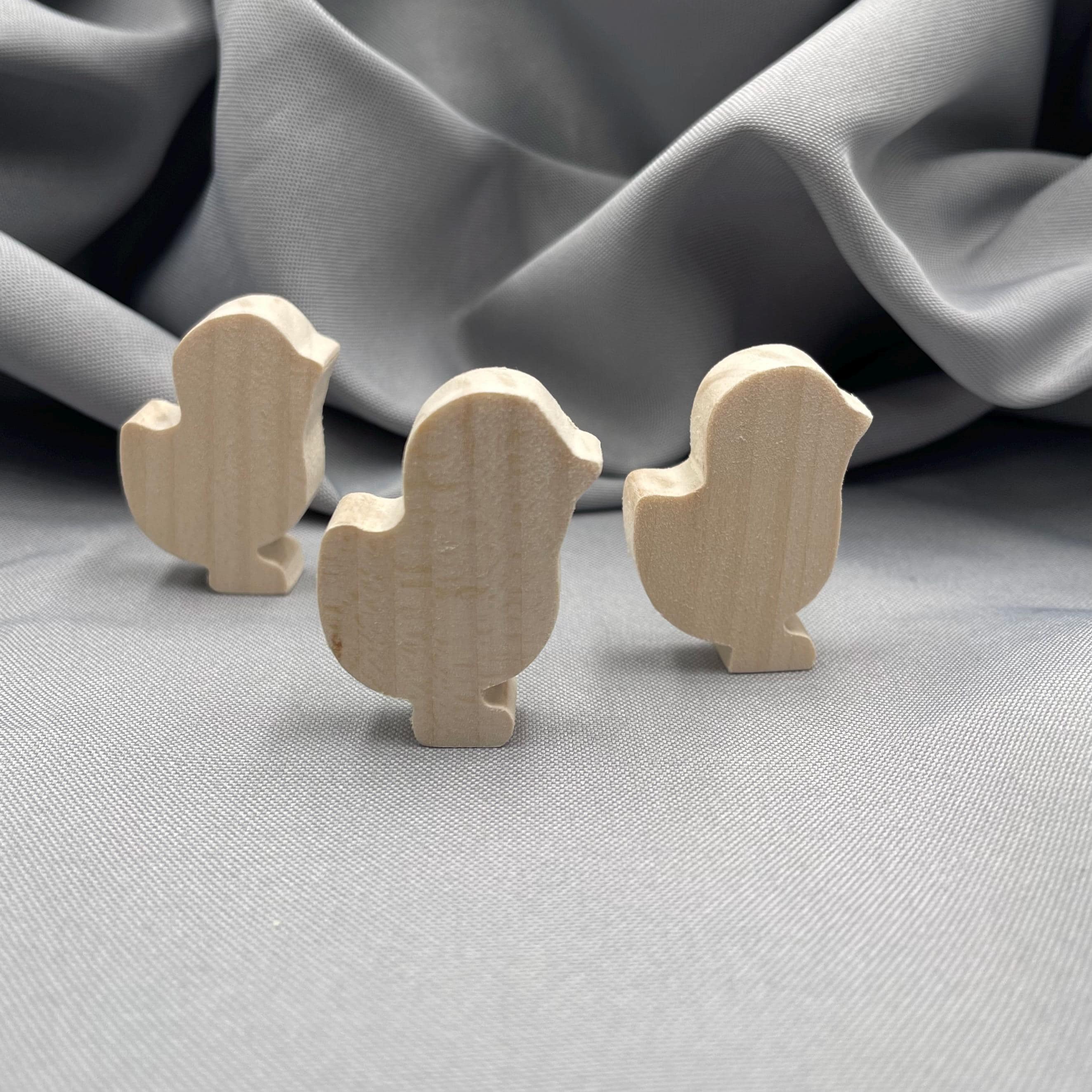 Unfinished Wooden Baby Chick Craft Shape, Easter Spring Tier Tray Decor ...