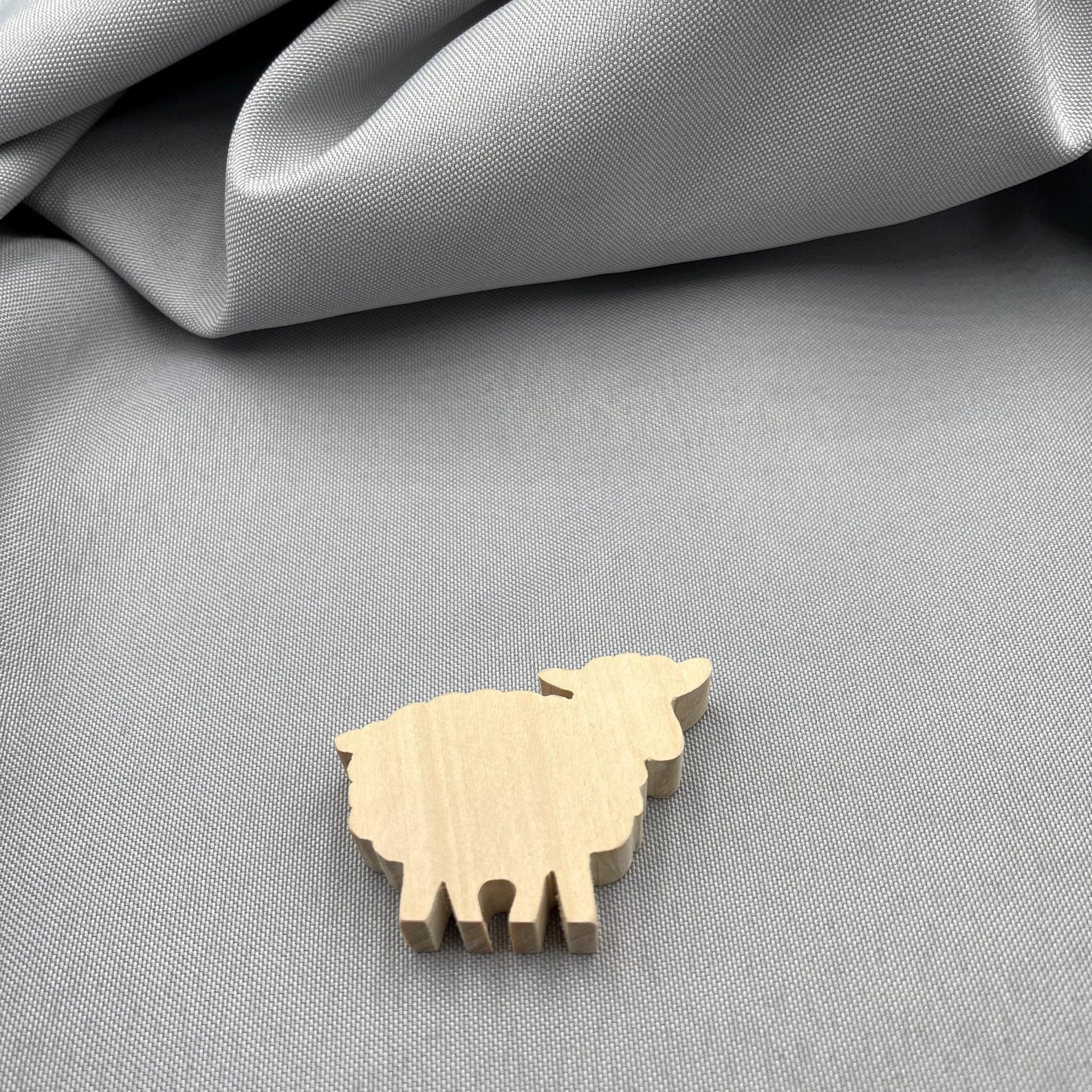 Unfinished Sheep Wood Cutouts, Small Lamb Diy for Project, Sheep Blank ...