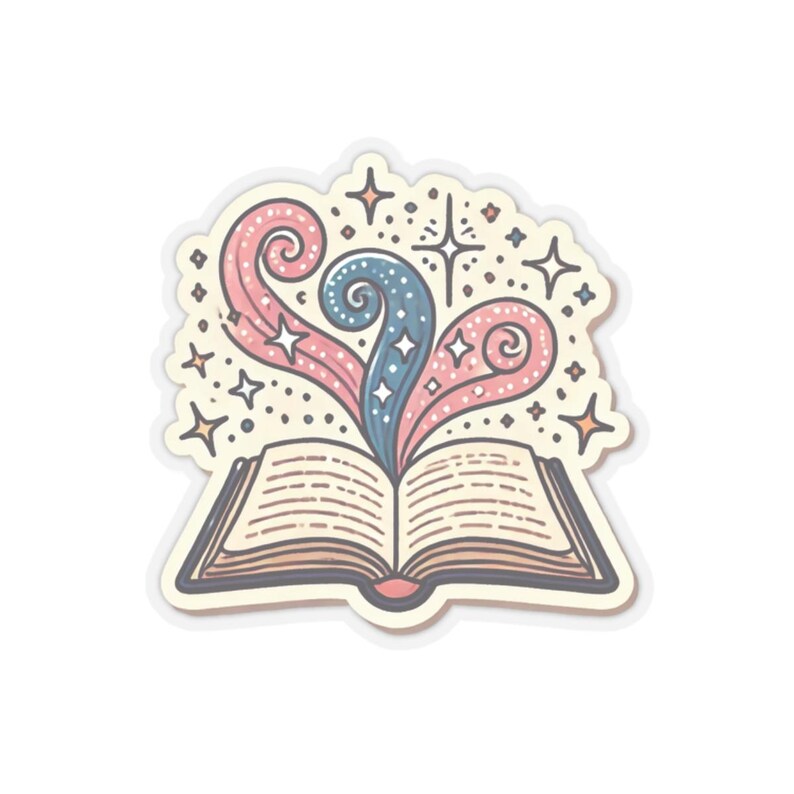 Magical Book of Wonders Sticker | Unleash the Magic Within - Etsy