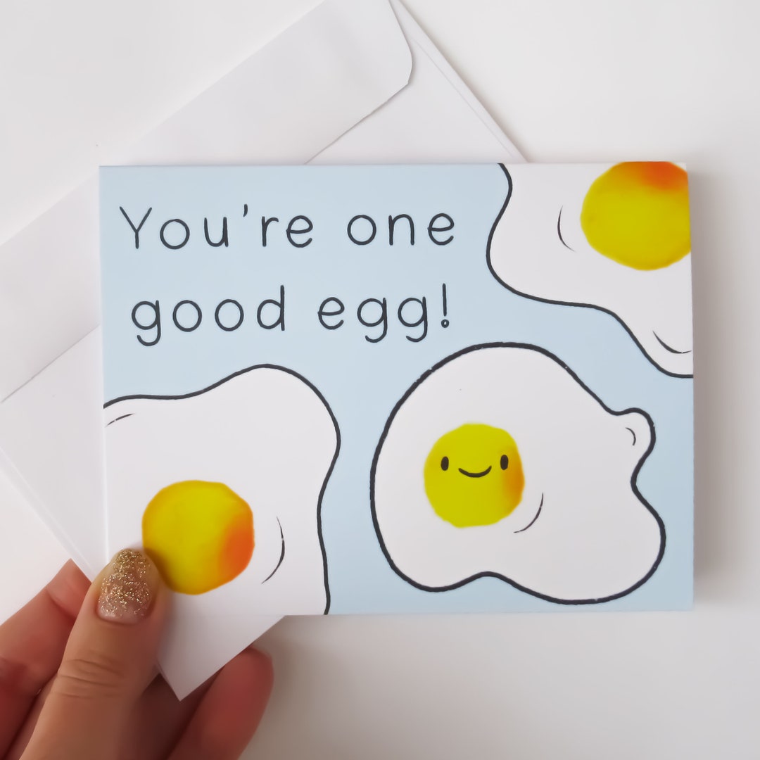 You're One Good Egg- Card With Envelope - Etsy