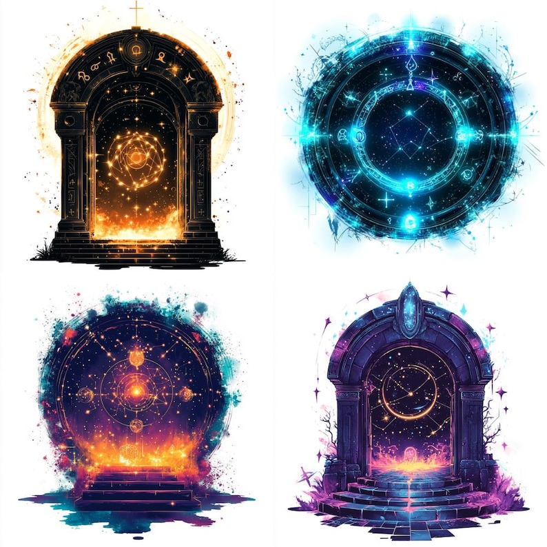 58 Celestial Alchemy Clipart PNG - 58 Mystical Alchemy Symbols, Magic ...