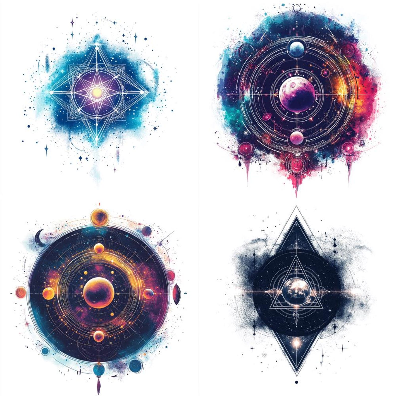 58 Celestial Alchemy Clipart PNG - 58 Mystical Alchemy Symbols, Magic ...