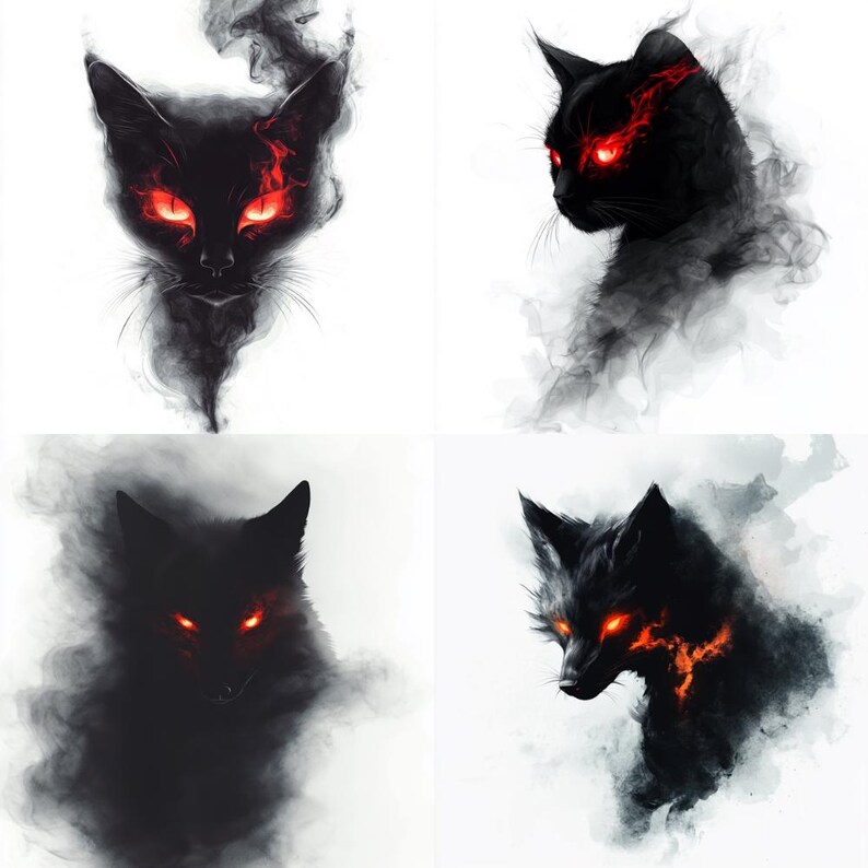 57 Shadow Realm Creatures Clipart PNG - 57 Dark Creatures From Parallel ...