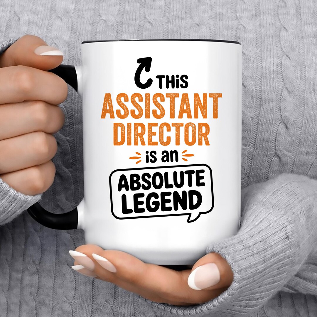 Funny ASSISTANT DIRECTOR Gift Mug for Men and Women L for Birthday ...