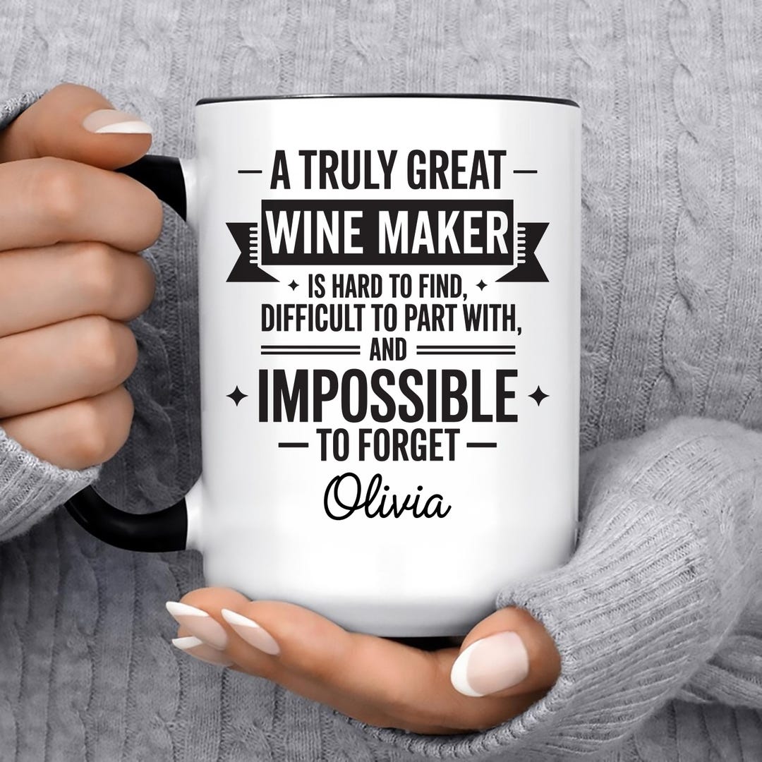 Personalized WINE MAKER for Birthday, Christmas, Appreciation Gift L ...