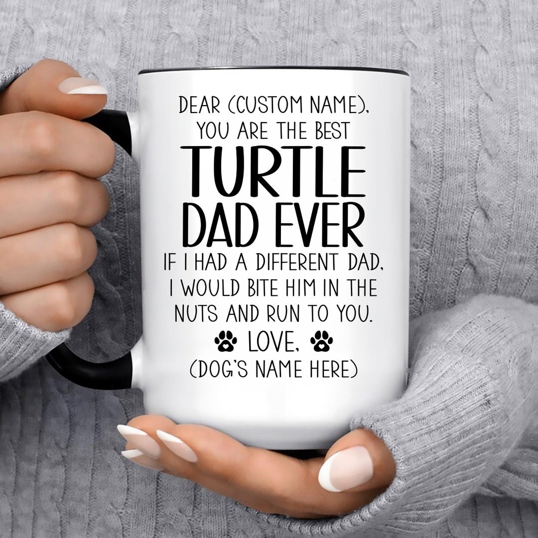 Turtle Gifts for Men, Turtle Gifts, Turtle Dad, Turtle Mug, Turtle Dad ...