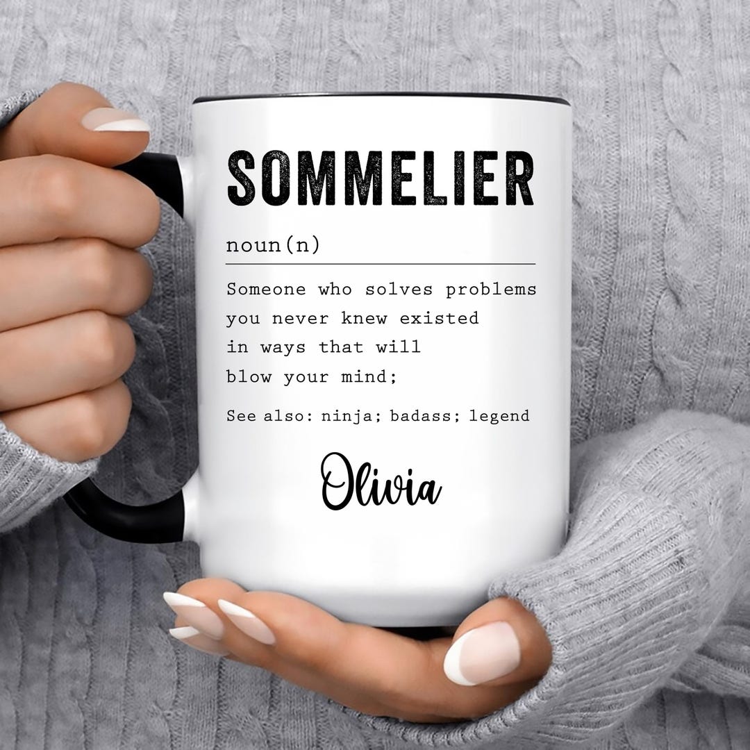 Sommelier Gift, Sommelier Birthday, Sommelier Mug, Sommelier , Funny ...