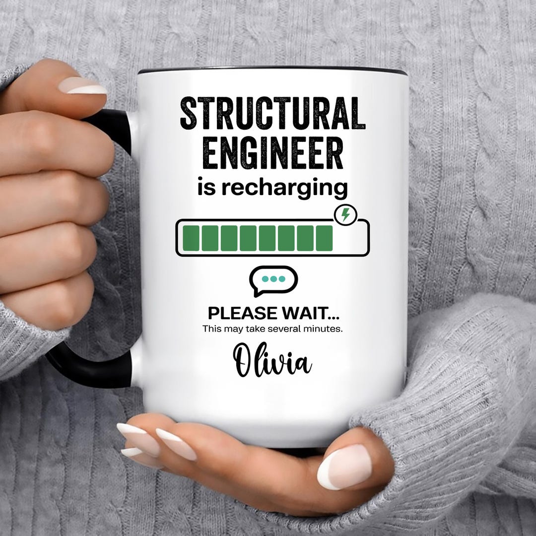Funny STRUCTURAL ENGINEER Gift Mug for Men and Women L for Birthday ...