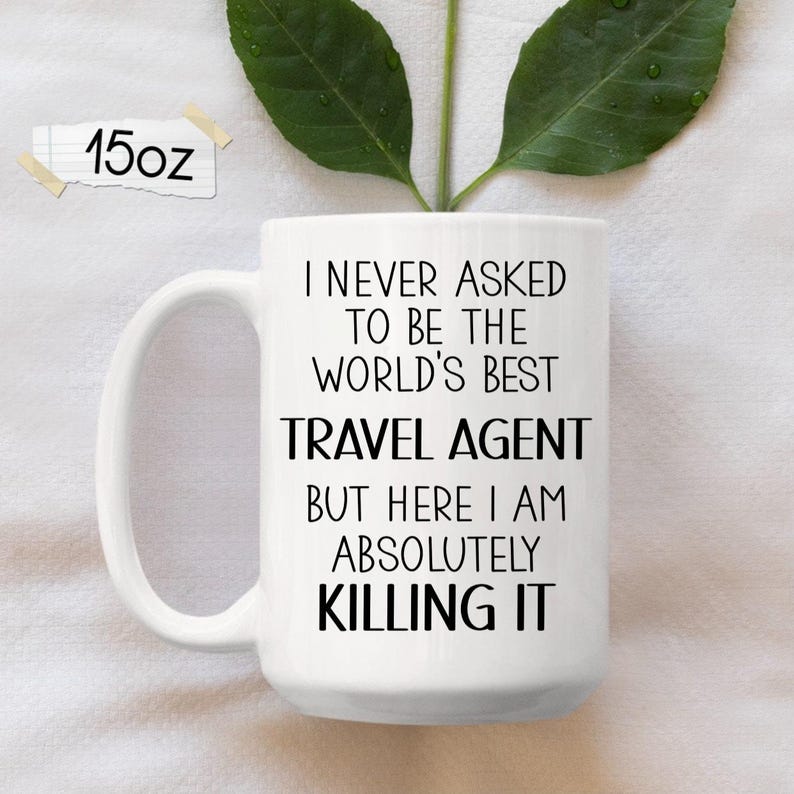 Travel Agent Gift Mug L Client, Giveaway Gift Idea L for Birthday ...