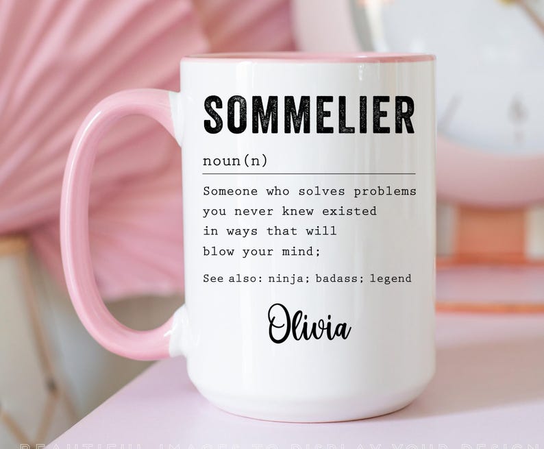 Sommelier Gift, Sommelier Birthday, Sommelier Mug, Sommelier , Funny ...
