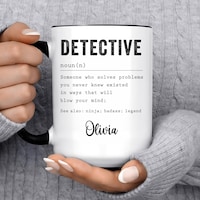 Inspector Japp Art Deco Ceramic Mug 11oz | the Belgian Detective Poirot ...