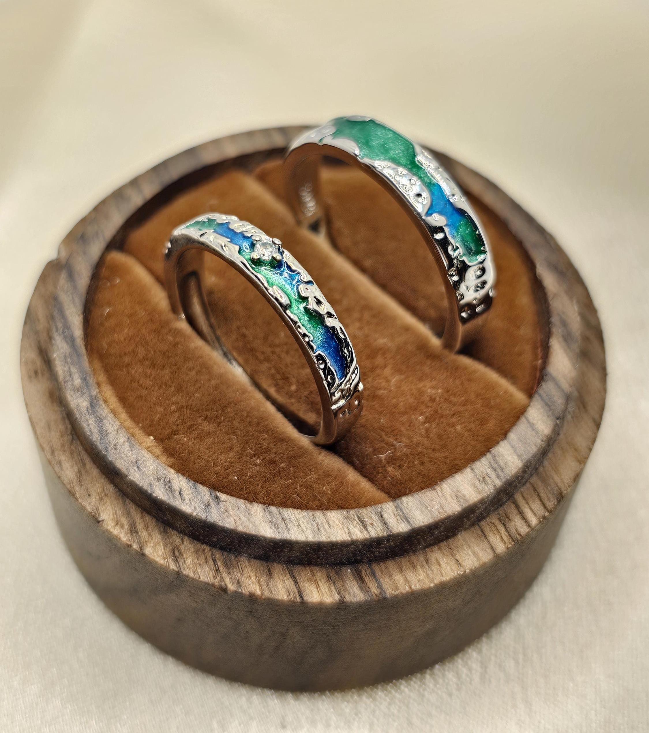 Matching couple rings etsy store
