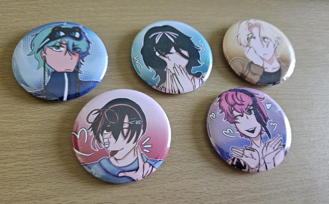 58mm Alien Stage Badges (valentines Art Edition) - Etsy