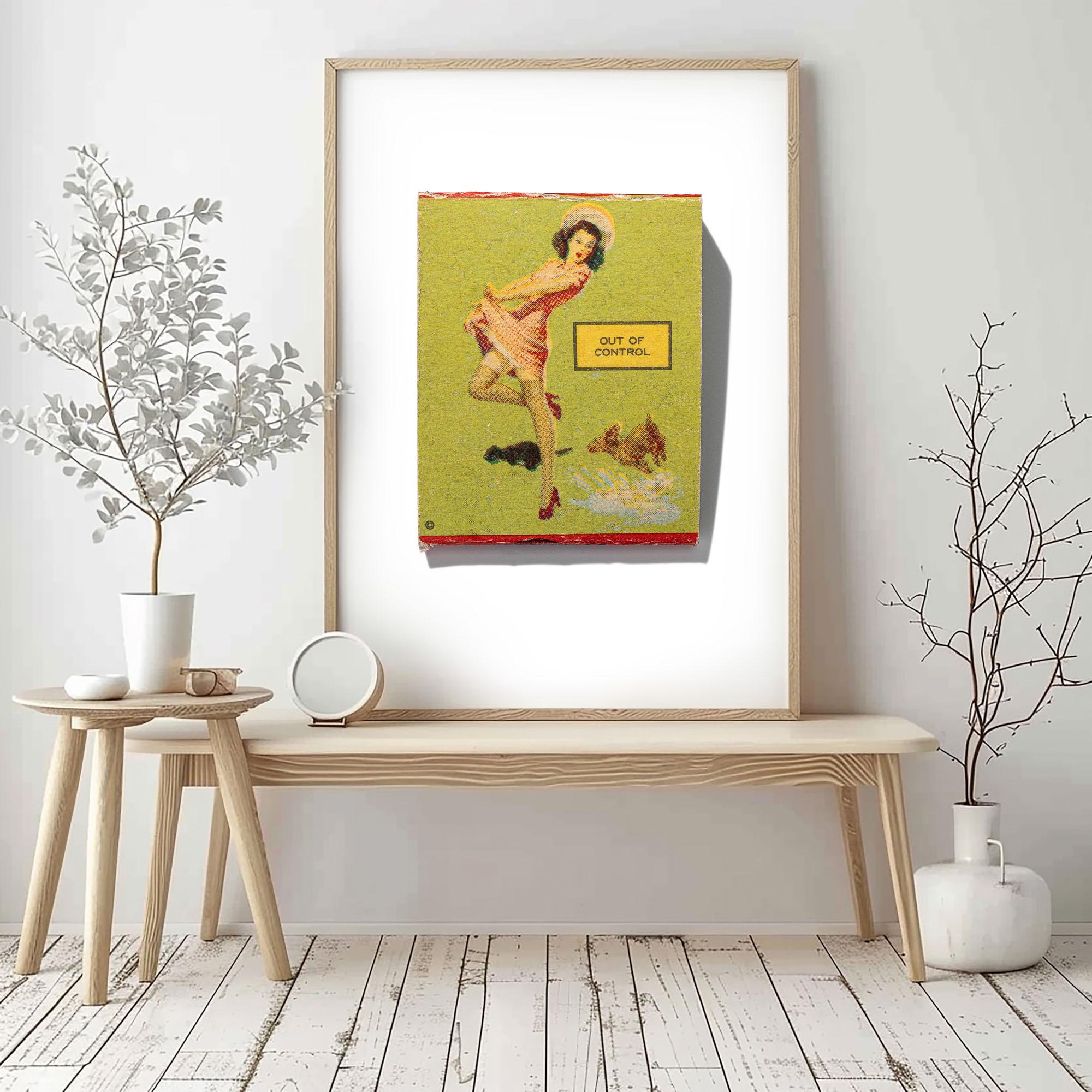 Unique Pinup Girl Art Print Vintage Matchbook Retro Charm 1 Print Out ...