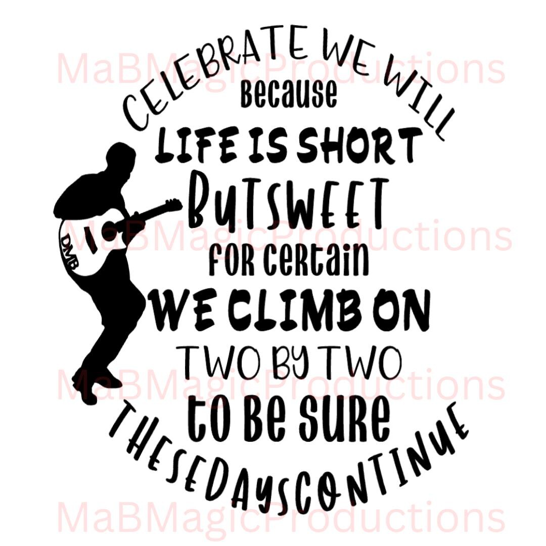 DMB Twostep Lyrics - Etsy
