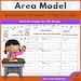 Area Model Multiplication Worksheet | 4-digit by 1-digit | Math ...