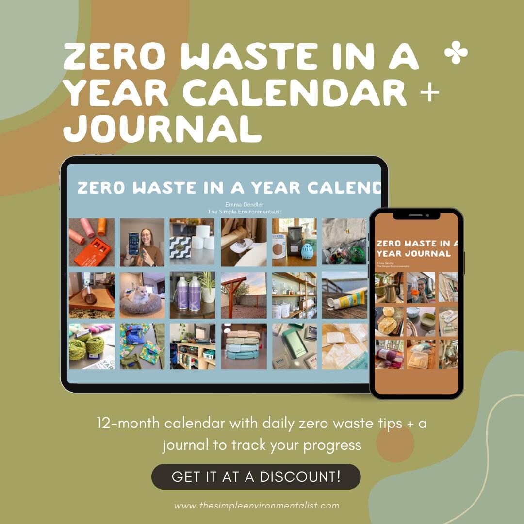 Going Zero Waste in a Year Calendar and Journal DISCOUNTED BUNDLE - Etsy