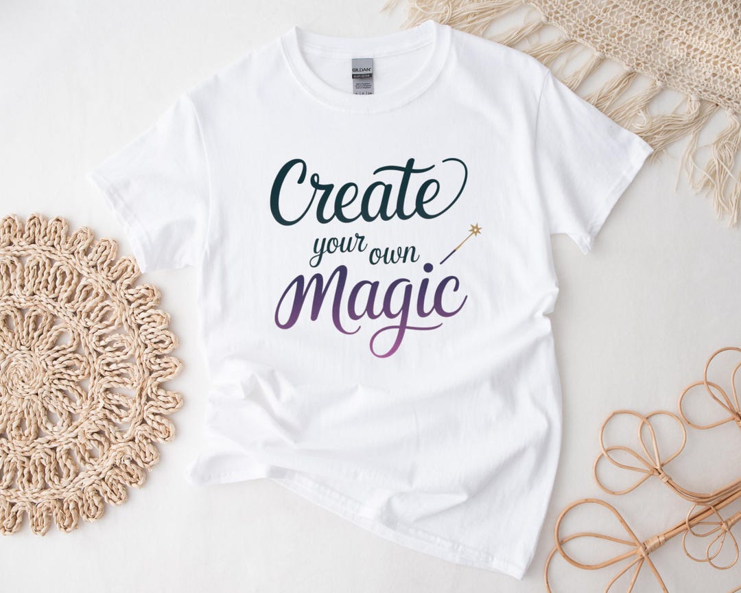 Magic Maker Unisex Heavy Cotton Tee, DIY Wizard Shirt, Create Magic T ...