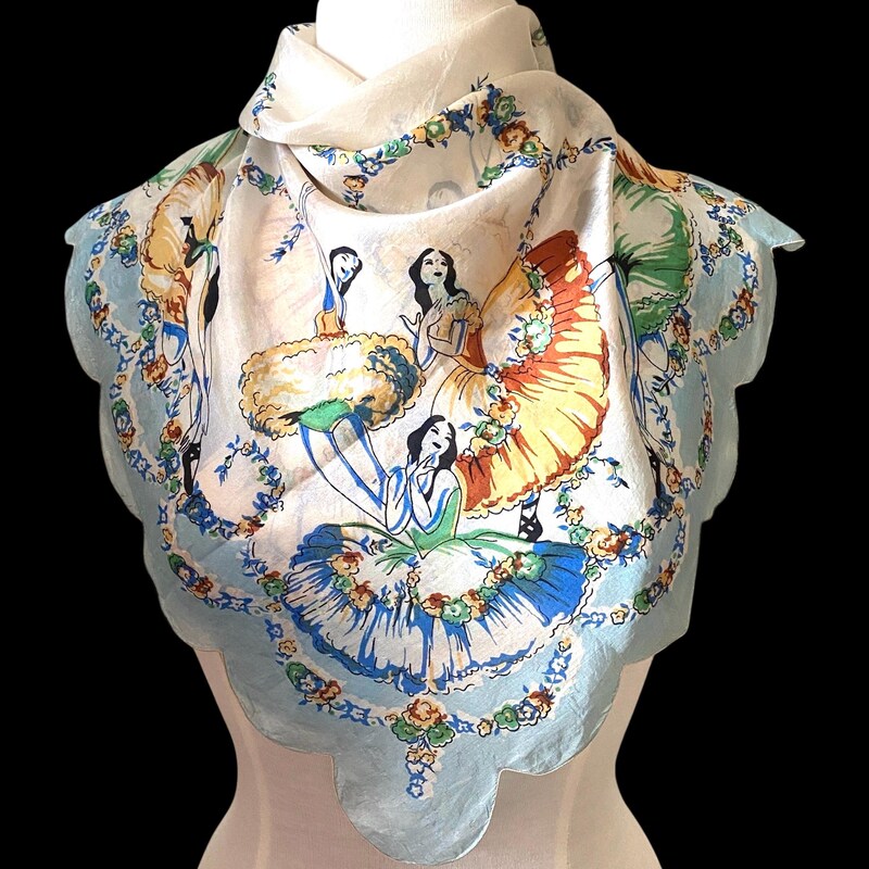 1950s Head Scarf - Etsy