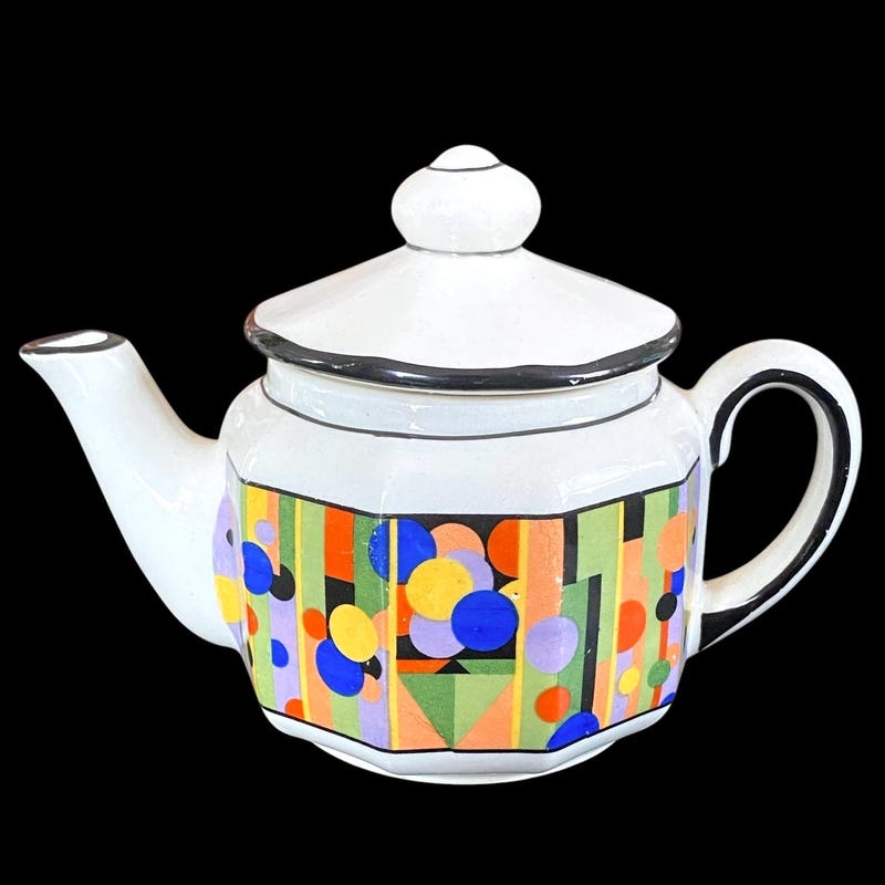 Teapot Art Deco - Etsy