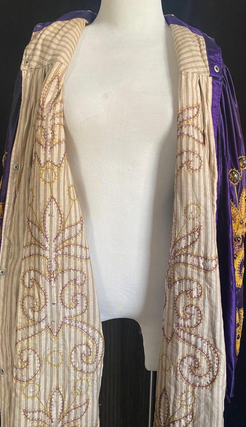 1920s Antique, Vintage, Senior Warden Freemason, Masonic Purple and ...