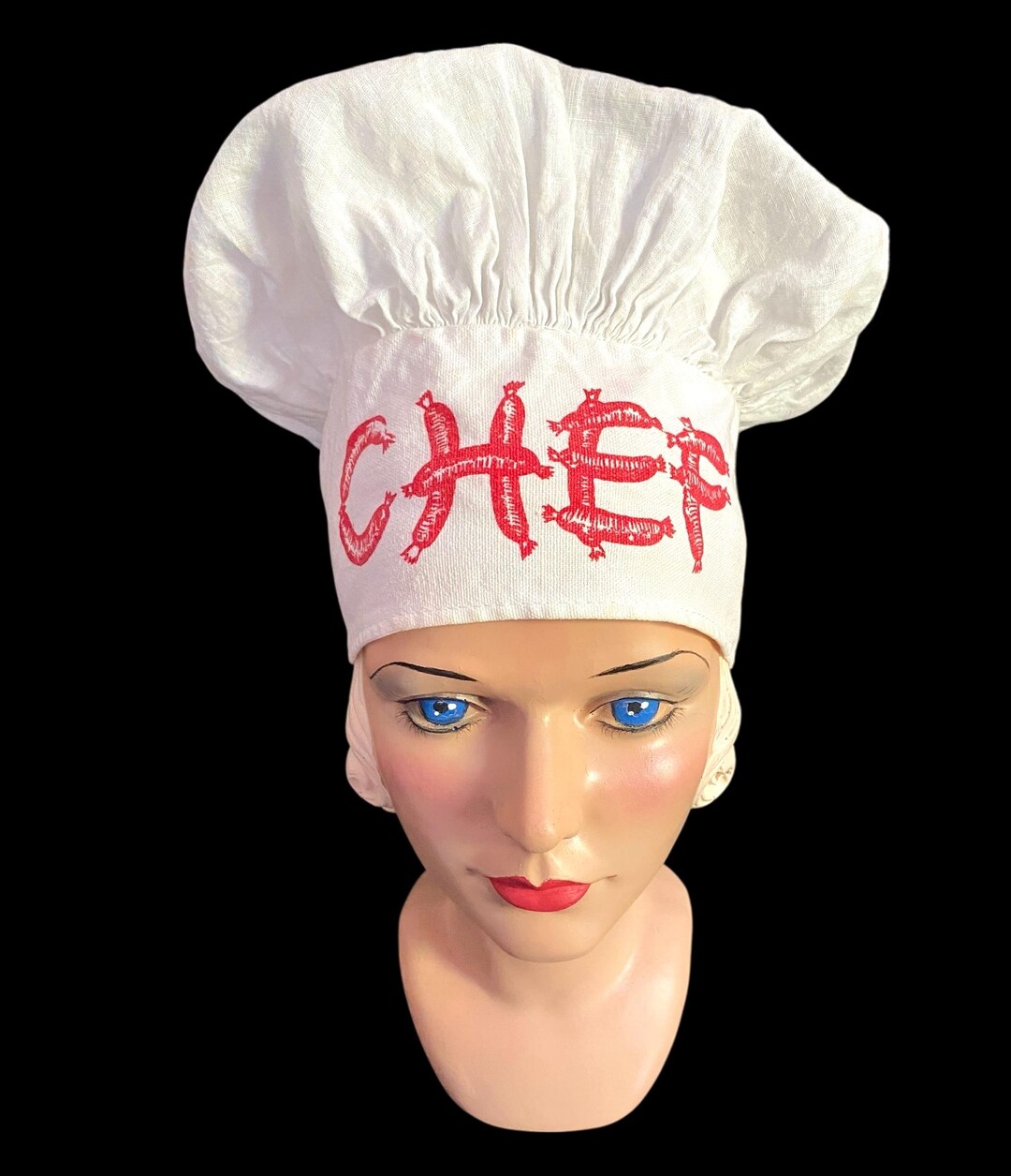 Vintage, Chefs Hat, 1950s, Sausage, Hotdogs, BBQ, Cookout - Etsy