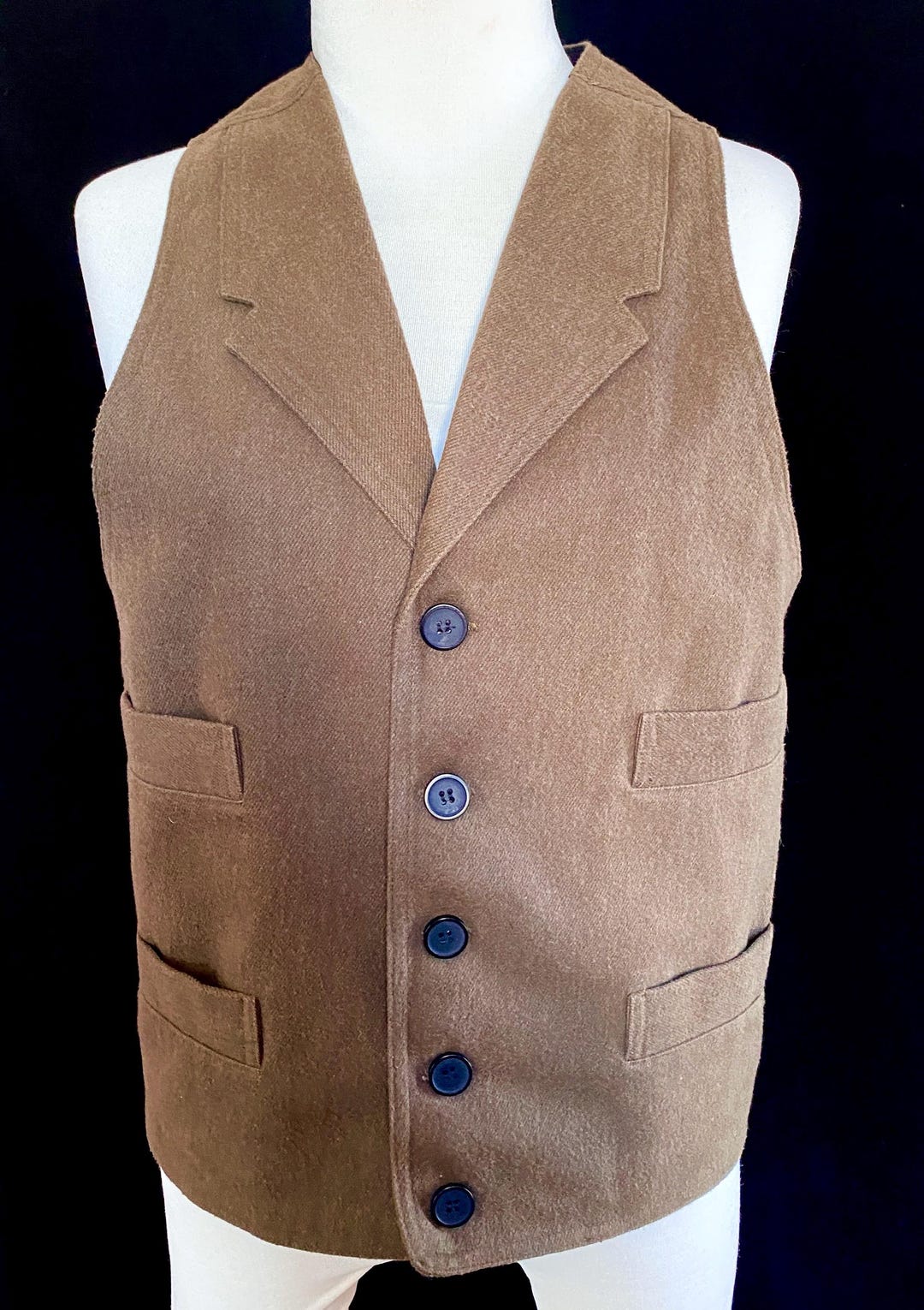 Vintage, 1990s, Y2K, Frontier Classics, Vest, Waistcoat, Unisex, Mens ...