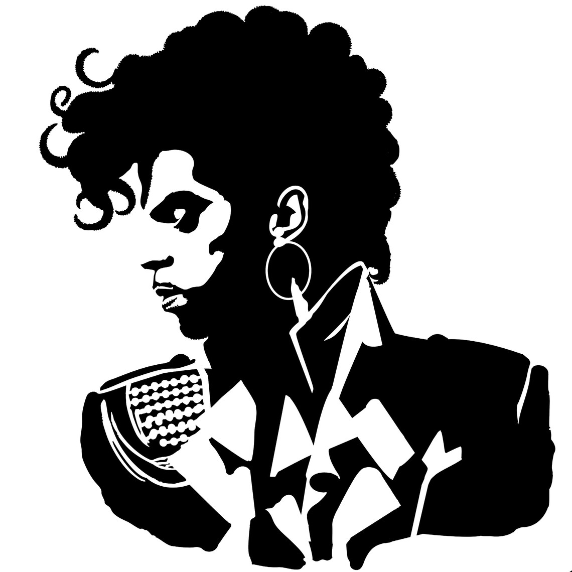 Prince Digital Stencil | Printable Prince Illustration Stencil for ...