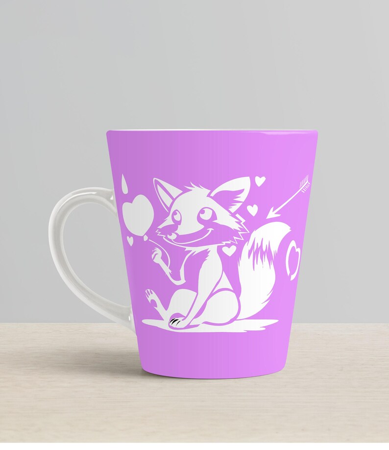 Foxy Love Digital Stencil Printable Foxy Love Stencil for Painting ...