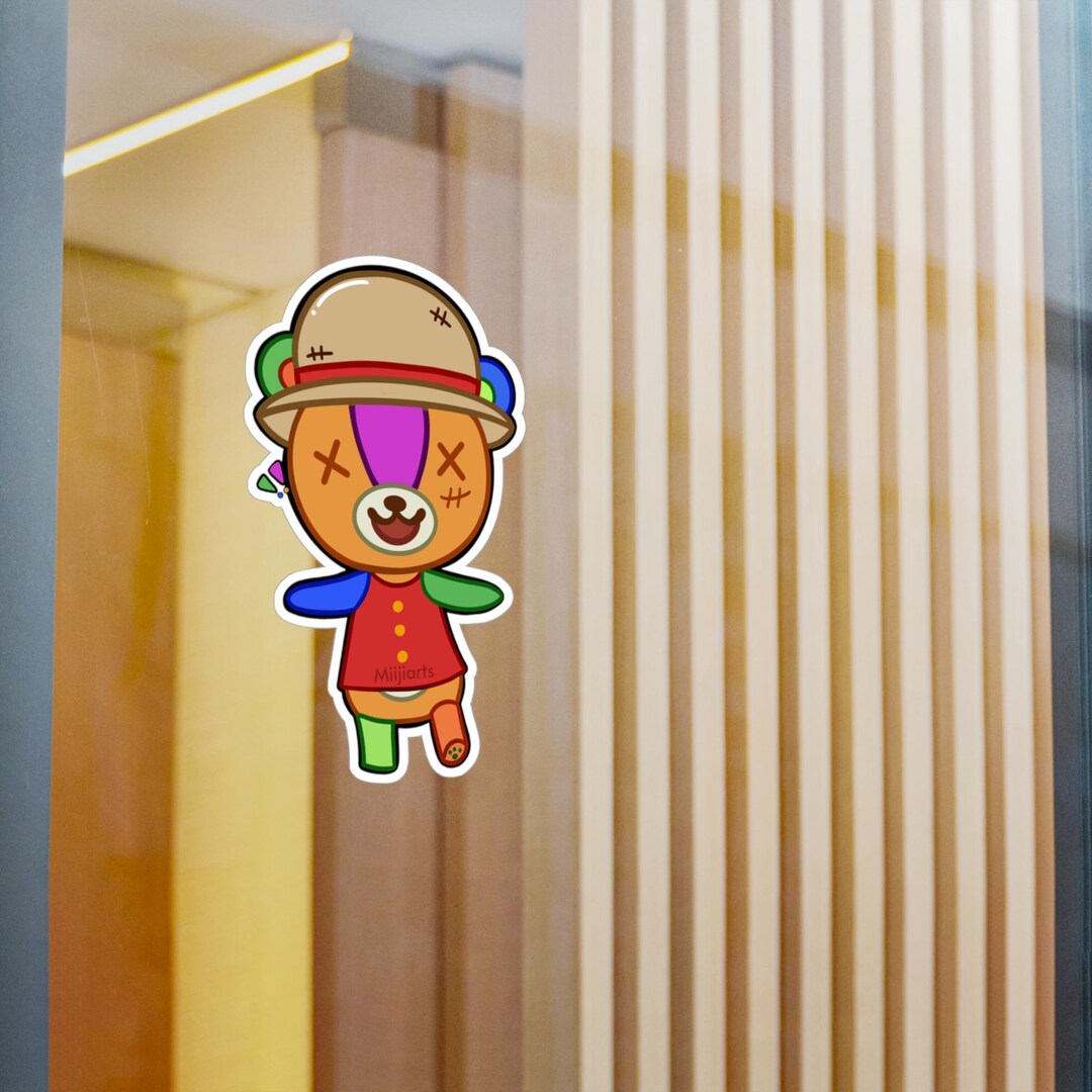 Luffy and Stitches Sticker, Decorative Decal, Laptop Sticker ...