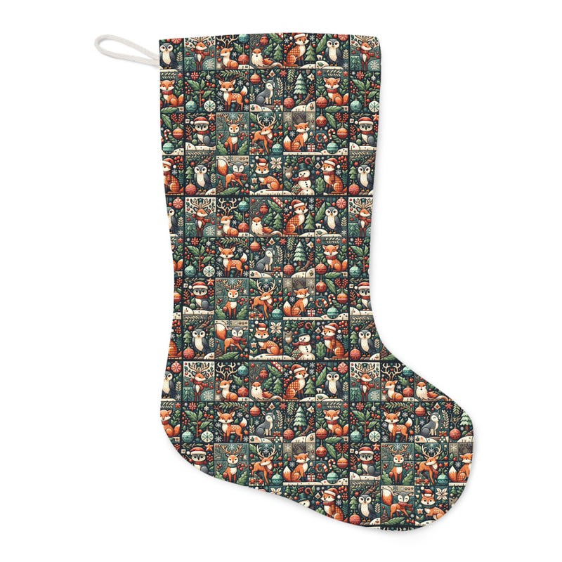 Christmas Stocking Fox - Etsy