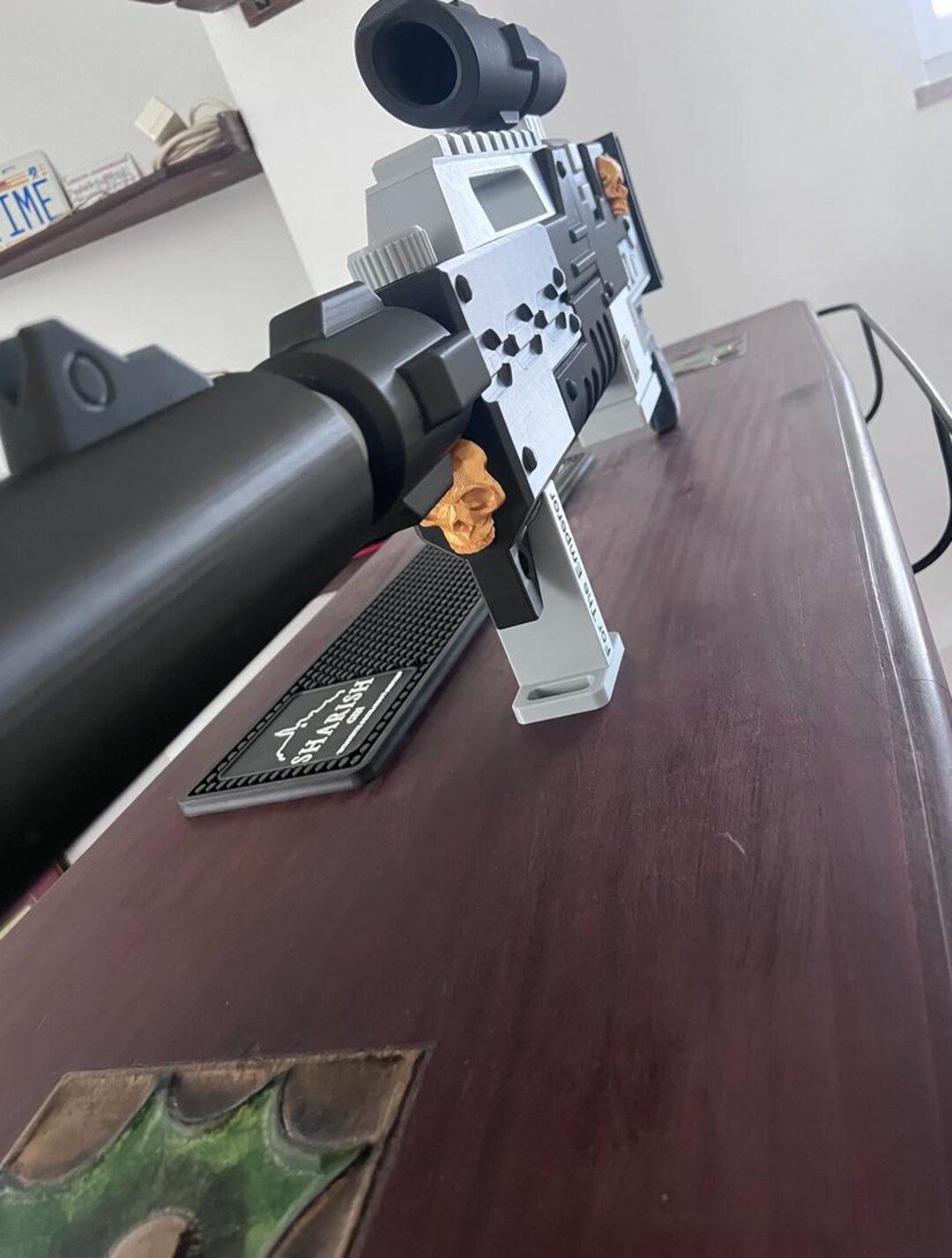 Eliminator Sniper Rifle Prop Life Sized Cosplay RAW Kit Warhammer - Etsy