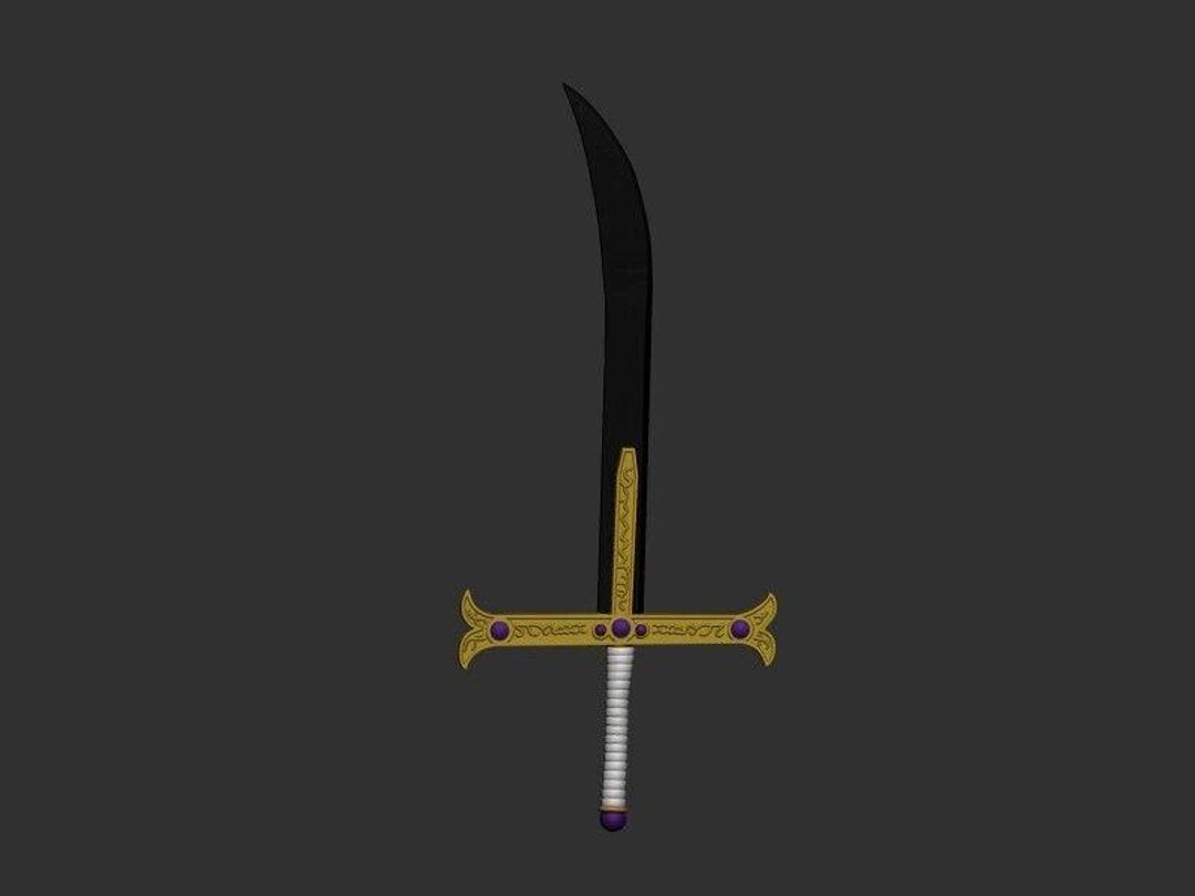 Mihawk Sword Life Sized Yoru Anime Cosplay RAW KIT - Etsy