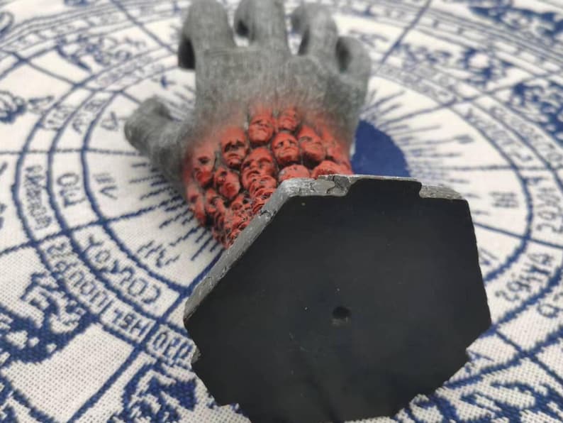 Berserk Mad God Hand Resin Sculpture - Grim Reaper Devil Decor - Etsy
