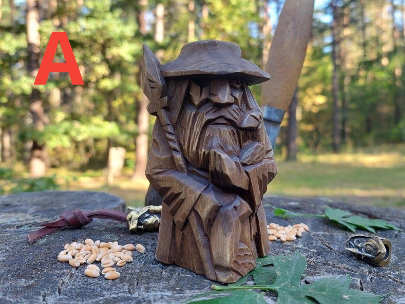 Norse Pagan Resin Viking Statue: Odin, Thor, Tyr, Ulfhednar Ornament - Etsy