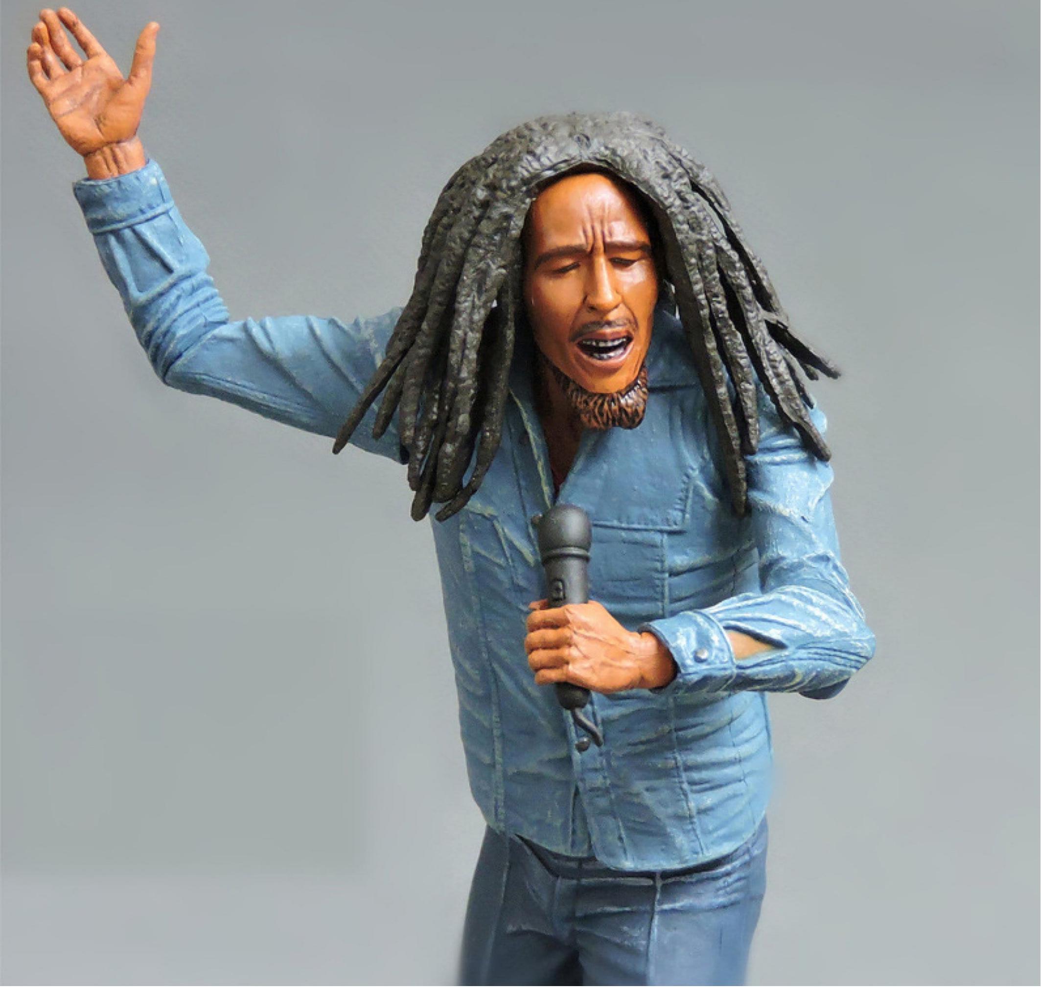 Bob Marley Music Legends Jamaica Singer & Microphone PVC Action Figure ...