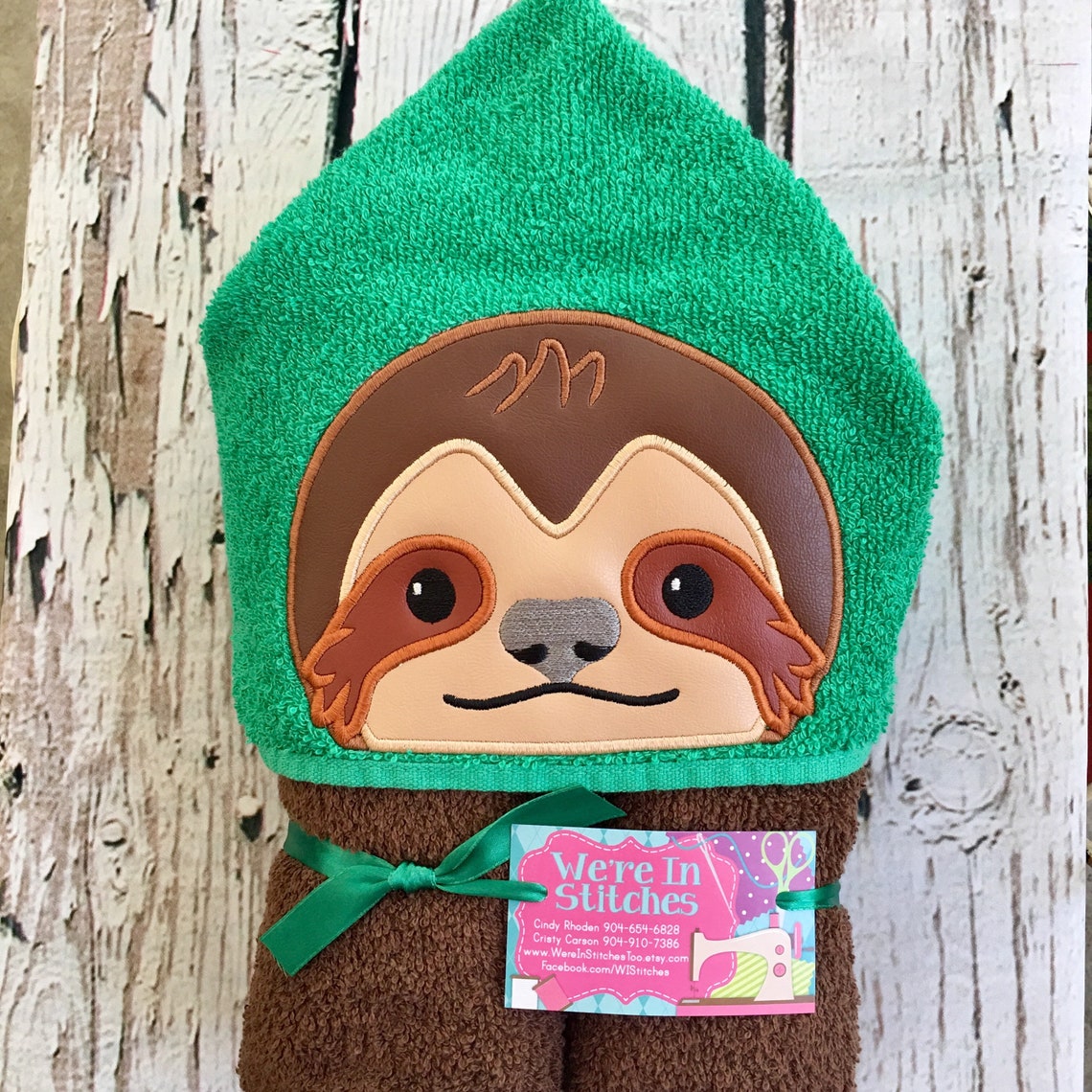 Sloth Hooded Towel Sloth Towel Bath Towel Beach Towel Pool | Etsy