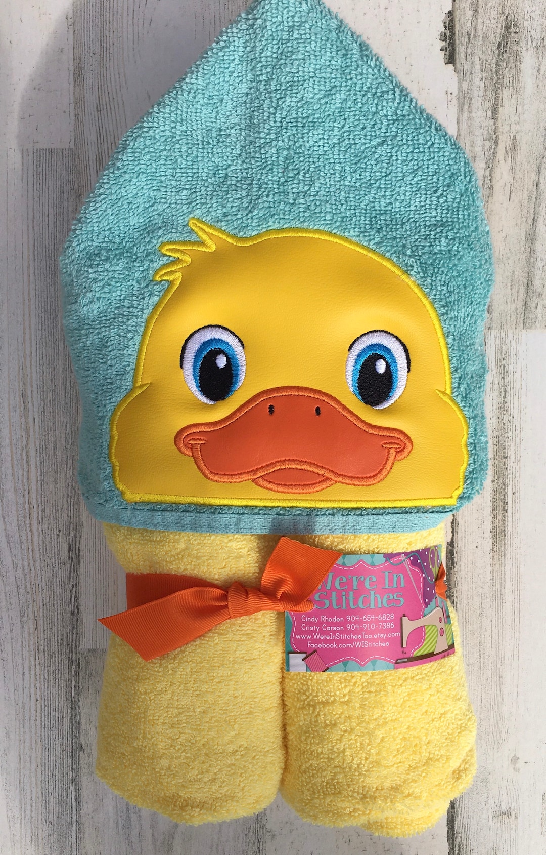 Duck Hooded Towel, Duck Towel, Bath Towel, Beach Towel, Pool Towel ...