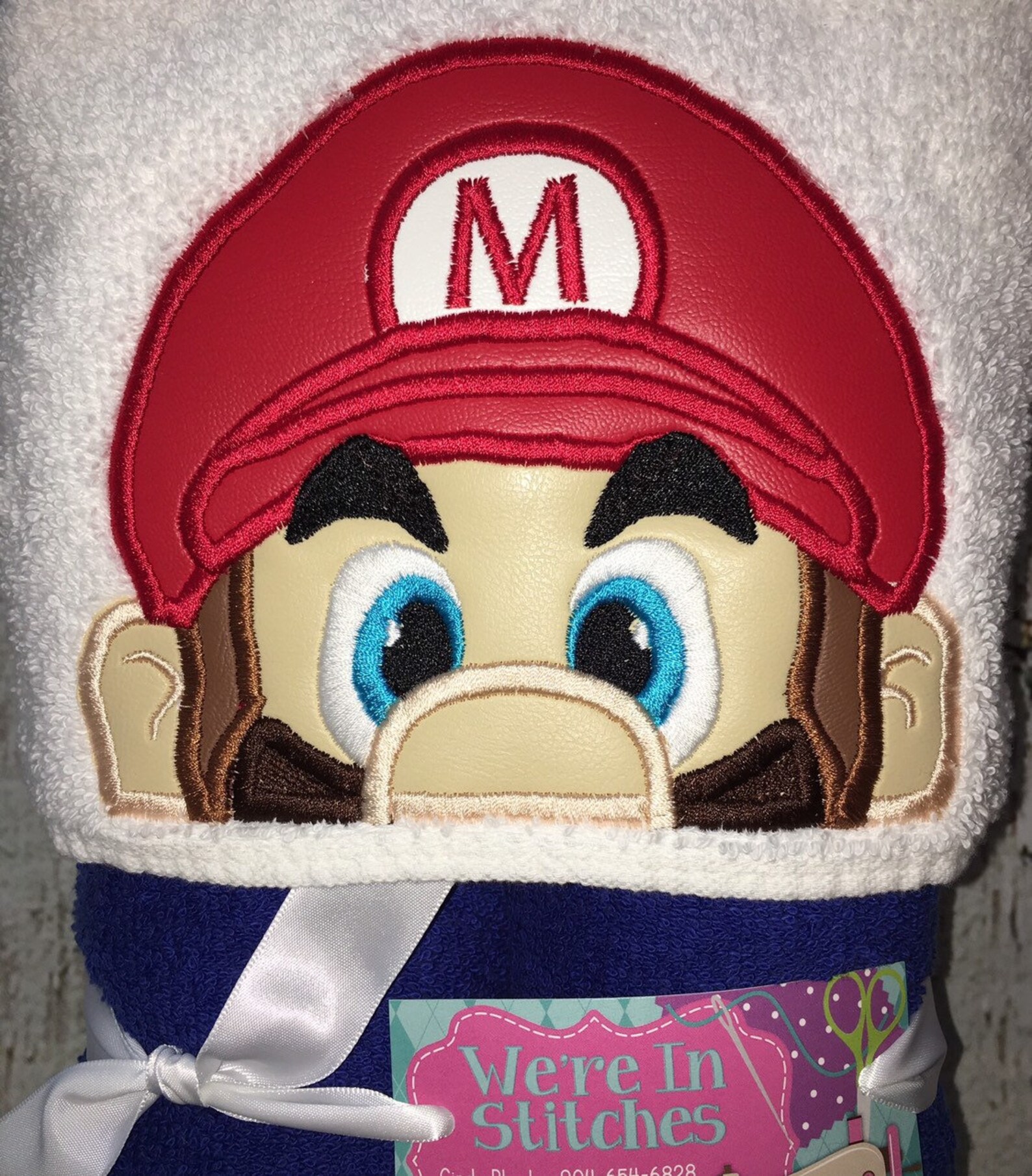 Mario Hooded Towel Mario Towel Nintendo Towel Pool Towel - Etsy